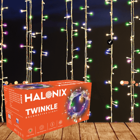 Halonix Twinkle 10M Multicolor 46 LED Decorative String Light | Diwali ...